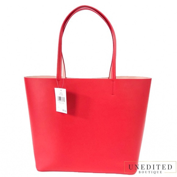 kate spade | Bags | Kate Spade Smooth Red Leather Tote Handbag | Poshmark